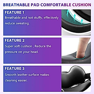 Kovshuiwe Head Strap for Oculus Quest 2, Design Replacement for Elite Strap, Adjustable, Ergonomic Design Relieves Pressure on The Face, VR Accessories Compatible for Oculus/Meta Quest 2 (Model 01)