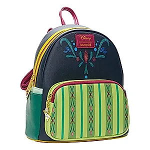Loungefly Disney Frozen Princess Anna Green Dress Exclusive Cosplay Mini-Backpack