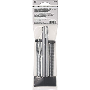 Hillman 847396 Driveway Marker Stake with Spring Back Action for Snow Poles or Rods and Student Drivers, Reflective Silver