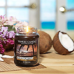 Yankee Candle 5038580013412 jar Large Black Coconut YSDBC2, one Size