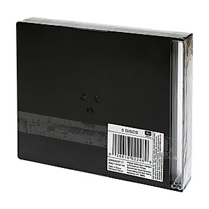 PHILIPS DR4S6S05F/17 4.7GB 16x DVD+Rs with Slim Jewel Cases, 5 pack