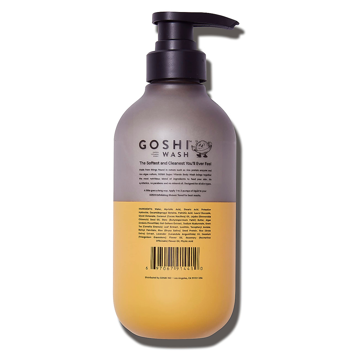 GOSHI Super Vitamin Body Wash 16 oz - pH-Balanced Moisturizing Body Wash for Men and Women - For All Skin Types