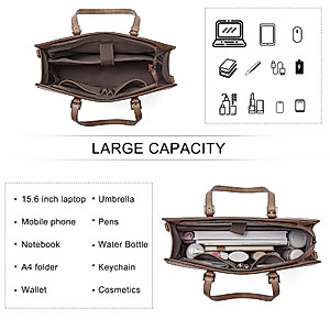 CLUCI Small Sling Bag Bundles with Laptop Tote Bag for women