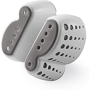 Kitchen Sink Caddy Sponge Holder - Plastic Saddle - Brush and Sponge Holder Organizer with Drain - Double Sink Saddle Faucet Caddy by Crazy Chef