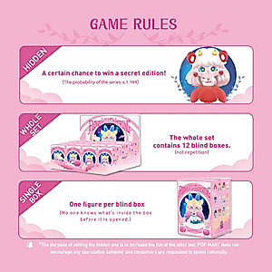 POP MART Zoe Flower Whispering Zodiac Series 3PC Exclusive Action Figure Box Toy Bulk Box Popular Collectible Art Toy Cute Figure Creative Gift, for Christmas Birthday Party Holiday