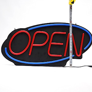 Neon Open Signs for Business LED Light LED Neon Open Sign for Business Neon Lights Signs Lighted Sign Open Super Bright LED Neon Lights Sign for Window Wall Bar Store Door Decor