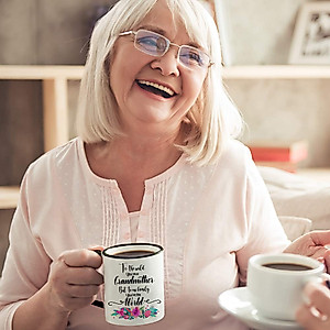 Fatbaby Grandma Birthday Gifts Mug for World Best Grandmother,Mother's Day Grandma Coffee Mug for Nana, Abuela, Granny, Mimi from Grandson,Granddaughter, Grandkids, Grandchildren