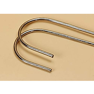 ONLYKXY 4.5 Inch Meat Hook, 20 Pieces Meat Hooks for Butchering Hanging Beef, Stainless Steel S Hooks Utility Hooks for Meat Processing (20)