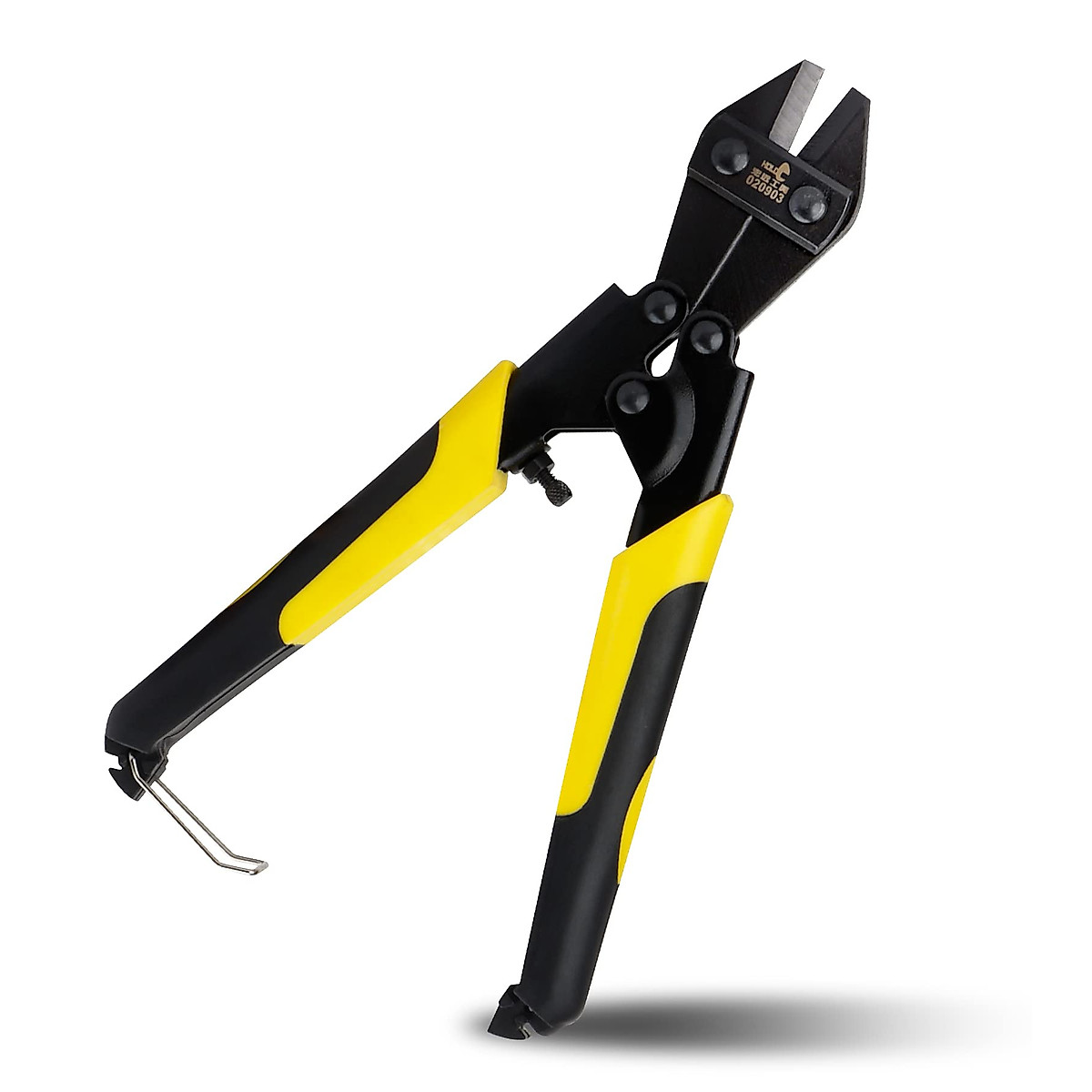 DOWELL 8" Bolt Cutter, Small Mini Bolt Cutter for Wire with Soft Rubber Grip, Chrome Molybdenum Steel Blade (8")