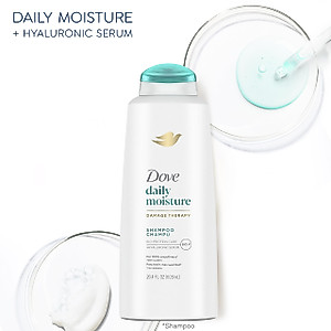 Dove Damage Therapy Shampoo Daily Moisture for Dry Hair Shampoo with Bio-Protein Care 20.4 fl oz