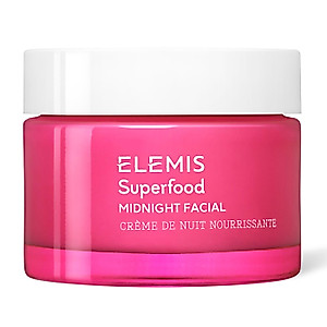 ELEMIS Superfood Midnight Facial, Moisturizer Face Cream, Hydrating Face Moisturizer for Dry Skin, Firming Facial Cream, Camu Camu & Vitamin C Cream