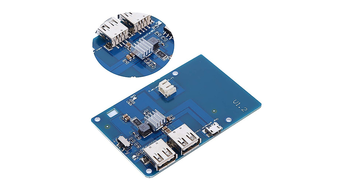 Lipo Battery Expansion Board for Raspberry Pi | USB Power Pack