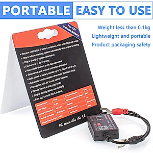 Auto Battery Monitor BM2 Bluetooth 4.0 12V Device Car Battery Tester