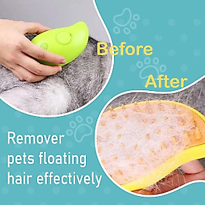 Cat Steam Brush For Shedding, Grooming Tool for Cats and Dogs with Steam Function, Massage, and Shedding Hair Removal - Ideal for Pets, Featuring Weighted Blanket Technology, Hair Brush