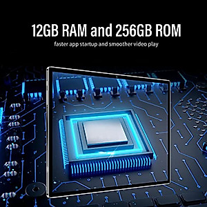 FOLOSAFENAR Office Tablet, Tablet PC Dual Camera US Plug 100‑240V 10.1 Inch FHD Octa Core CPU 4G LTE 5G WiFi for Home (Grey)