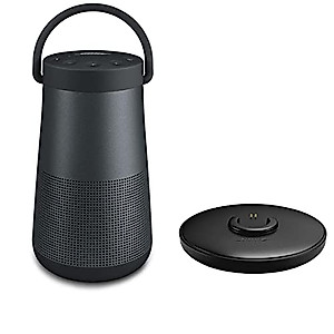 Bose SoundLink Revolve+ II Bluetooth Speaker, Triple Black with Charging Cradle
