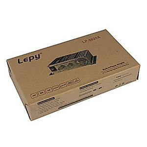 Lepy LP-2020A Class-D Hi-Fi Digital Amplifier with Power Supply Black
