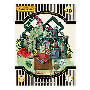 SANTORO Pirouette, 3D Pop Up Greeting Card - 'Secret Garden' - Birthday Card, Anniversary Card, Get Well Gift, Thank You Card, Centerpieces, Decoration, Corporate Gifts, Employee Appreciation