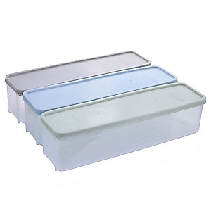 Guardians Pasta Container Food Storage Spaghetti Cereal Noodle Keeper Box with Blue Cover