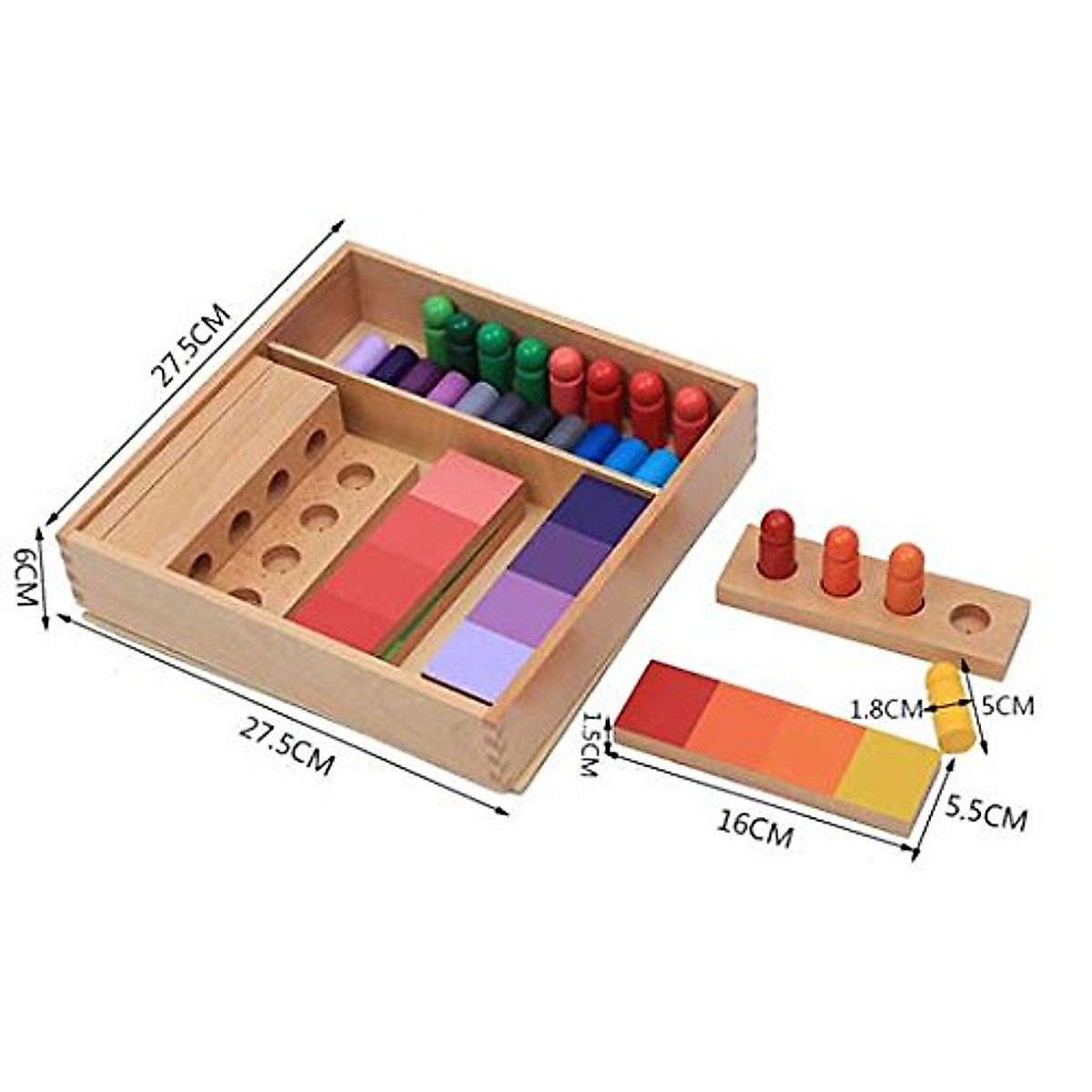 Adena Montessori Color Sorting Task for Early Learning