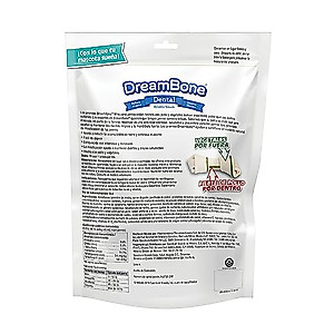 DreamBone Dental Chews, Rawhide-Free Chews for Dogs, Maintain Fresh Breath and Clean Healthy Teeth