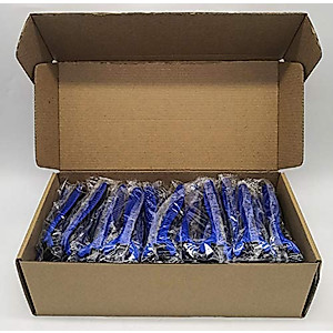 TravelWell Pack of 48 Disposable Razors in Bulk 3-Blade Used in Hotels Motels Beauty Salons Homes Professional | Travel Size Toiletries | Hotel Toiletries Bulk Set