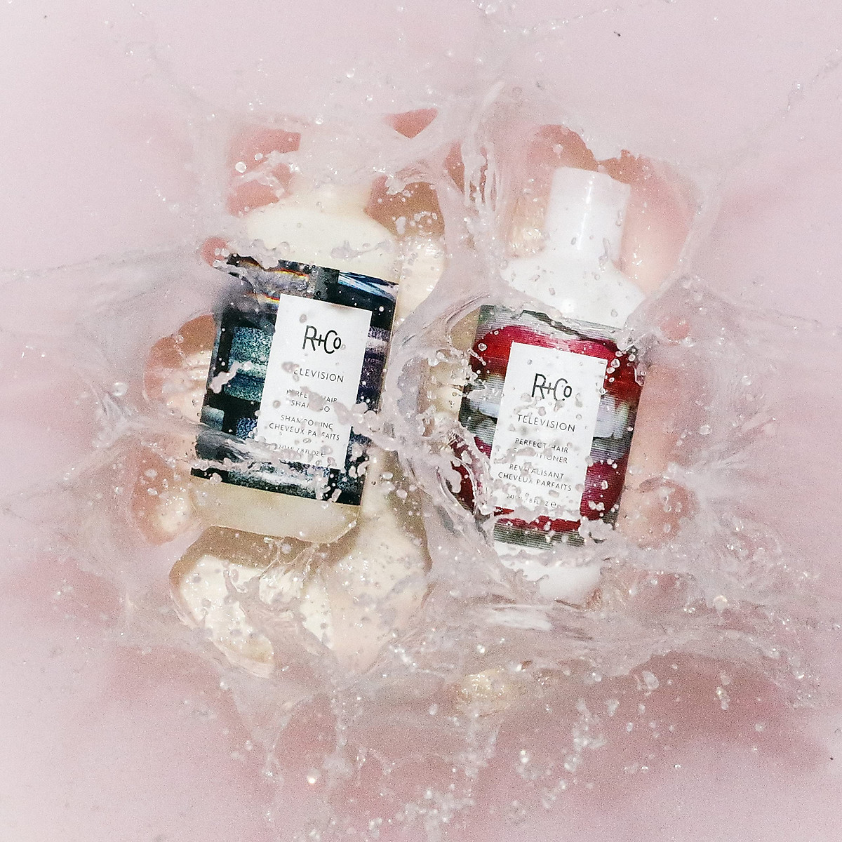 R+Co Television Perfect Hair Shampoo & Conditioner | Body + Shine + Smoothing for All Hair Types | Vegan + Cruelty-Free 8.5oz (pack of 2)