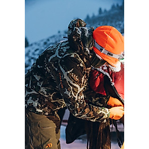 First Lite Tundra Brim Beanie - Warm Fleece Hunting Hat - Hunters Orange - Medium