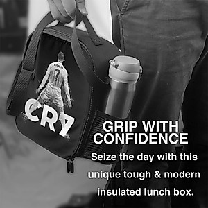 Ronaldo #7 Meal Bag Insulated Lunch Bag Waterproof Reusable Lunch Box Ice Packs For Lunch