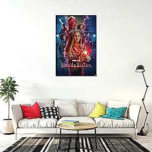 WandaVision - Marvel TV Show Poster (Reality Rift - The Cast) (Size: 24" x 36")