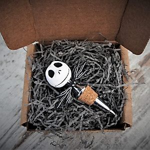 Jack wine bottle stopper Nightmare Before Christmas gifts Halloween Skellington Handmade