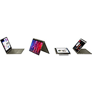 Lenovo 2022 Yoga 7i 2-in-1 360° 15.6" Touch Screen Laptop, Intel Evo Platform Core i7 1165G7, 12GB RAM, 1TB PCIe SSD, Intel Iris Xe Graphics, Backlit Keyboard, Win 11, Dark Moss, 32GB USB Card