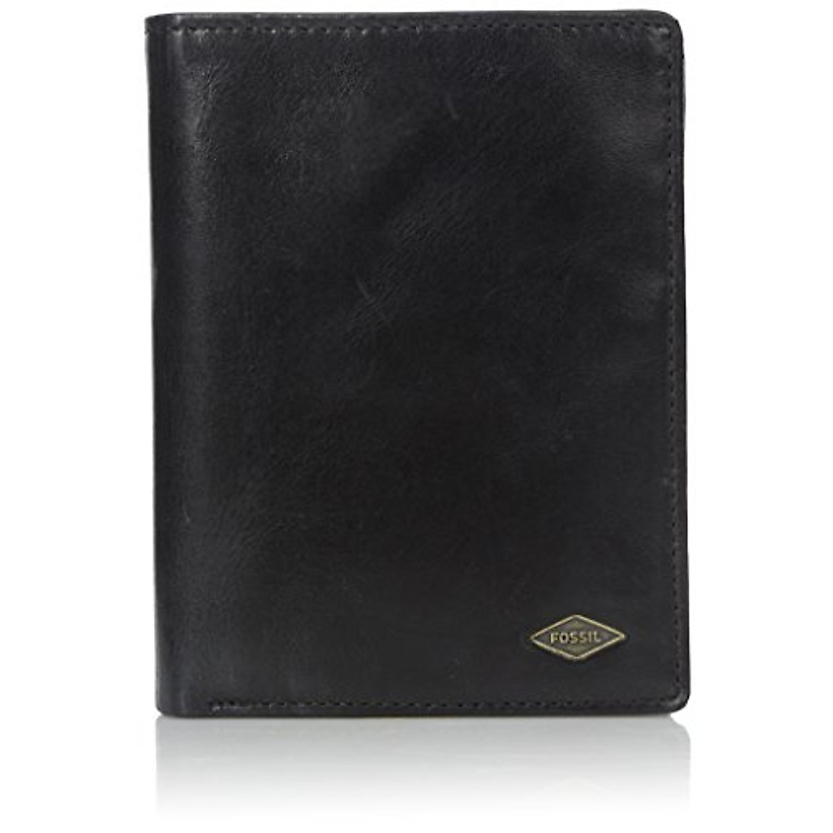 Fossil Men's Ryan Leather RFID-Blocking Large Capacity International Combination Bifold Wallet, Black, (Model: ML3734001)