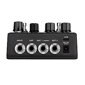 NUX NDD-7 TAPE ECHO Delay Effects Pedal,Up to 1600ms Stereo Delay Time,7 Repro-Tape Heads Combinations and Reverb