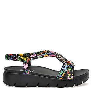 Alegria by PG Lite Women's Roz Tropic Platform Sandal Slide, Sweet Emotions, 8-8.5
