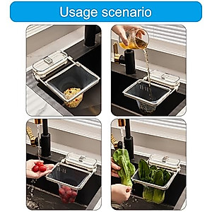 Suction Cup Sink Strainer With Fine Meshes Drain Protectors Prevents Clogs ABS Texture Suitable For Sinks And Baths