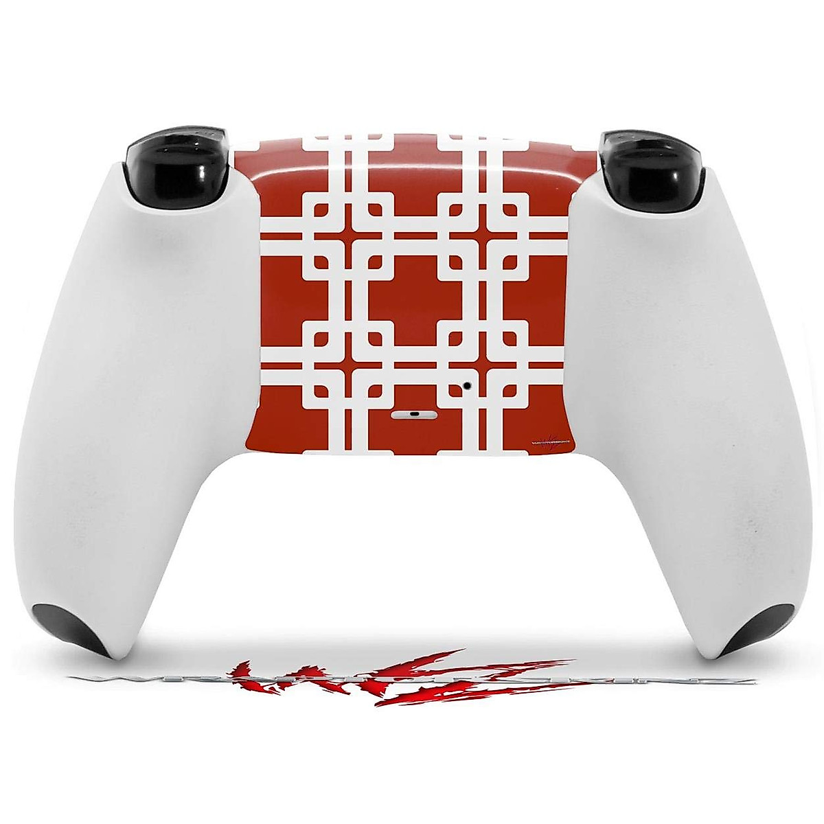 WraptorSkinz Skin Wrap compatible with Sony PS5 DualSense Controller Boxed Red Dark (CONTROLLER NOT INCLUDED)