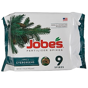 Jobe's, Fertilizer Spikes, Evergreen Tree, 15 Count, Slow Release, Cypress, Juniper, Magnolia