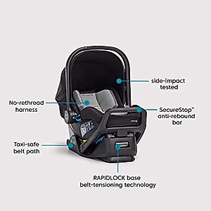 Baby Jogger® City Sights® Travel System - Convertible Stroller with Included City GO Infant Car Seat, Rich Black