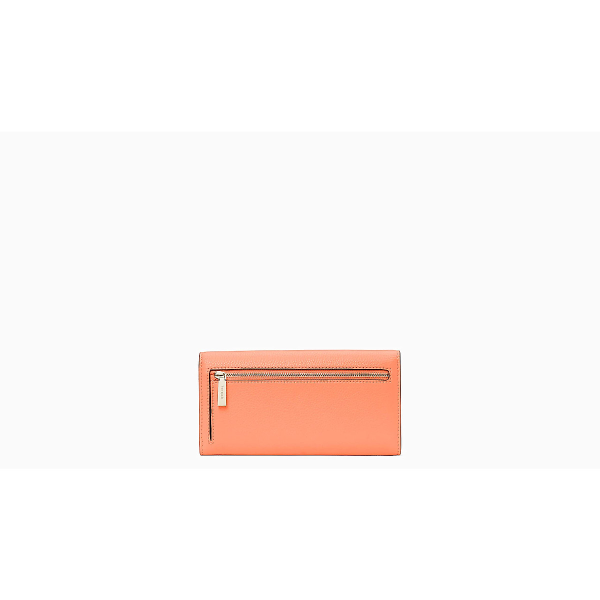 Kate Spade NY Marti Large Leather Slim Flap Wallet in Melon Ball