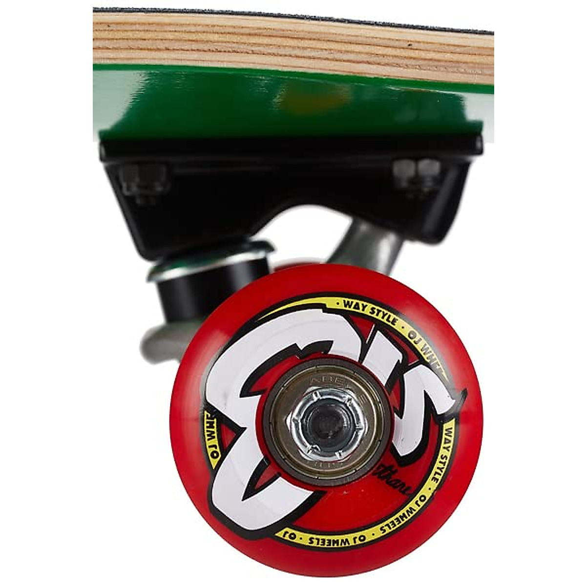 SANTA CRUZ Classic Dot Mid Sk8 Completes, Green 7.80in x 31.00in