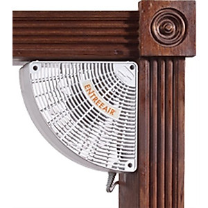 Suncourt Door Frame Fan for Maximizing Indoor Air Circulation - White