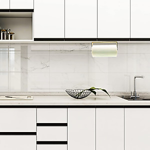 TeenGo Paper Towel Holder Under Cabinet, Self Adhesive & Wall Mount Paper Towel Holder No Drilling Adhesives Paper Towel Holder for Kitchen(Golden)