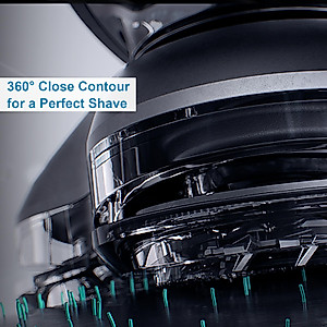 SH50 Replacement Heads for Philips Norelco Series 5000 Electric Shaver, Replacement Blades Head Fit for Phillips Series 5000 (S5xxx), AquaTouch (S5xxx), PowerTouch (PT8xx, PT7xx) 9-pc Pack