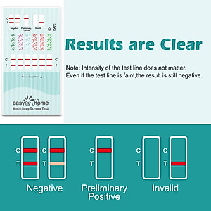 2 Pack Easy@Home 12 Panel Instant Drug Test Kits including BUP, sensitive OPI 300 - Testing Marijuana (THC), BUP,COC,MOP/OPI300, AMP,BAR,BZO,MDMA,MET/mAMP, MTD, OXY,PCP #EDOAP-6125B EXP 2024-10-18