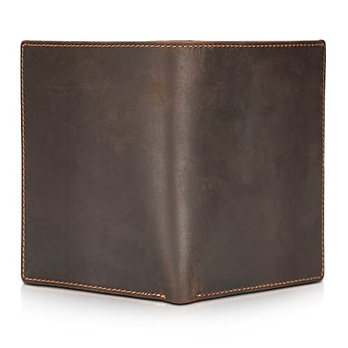 Polare Luxury RFID Blocking Leather Passport Holder Travel Wallet For Men and Women (Dark Brown)