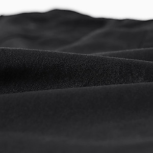 Slim Shorts for Men Mens Linen Shorts Classic-Fit Camo Drawstring Elastic Waist Cargo Shorts Outdoor Multi Pocket Shorts 7" Inseam 7 Inch Inseam Shorts Men Black 2X