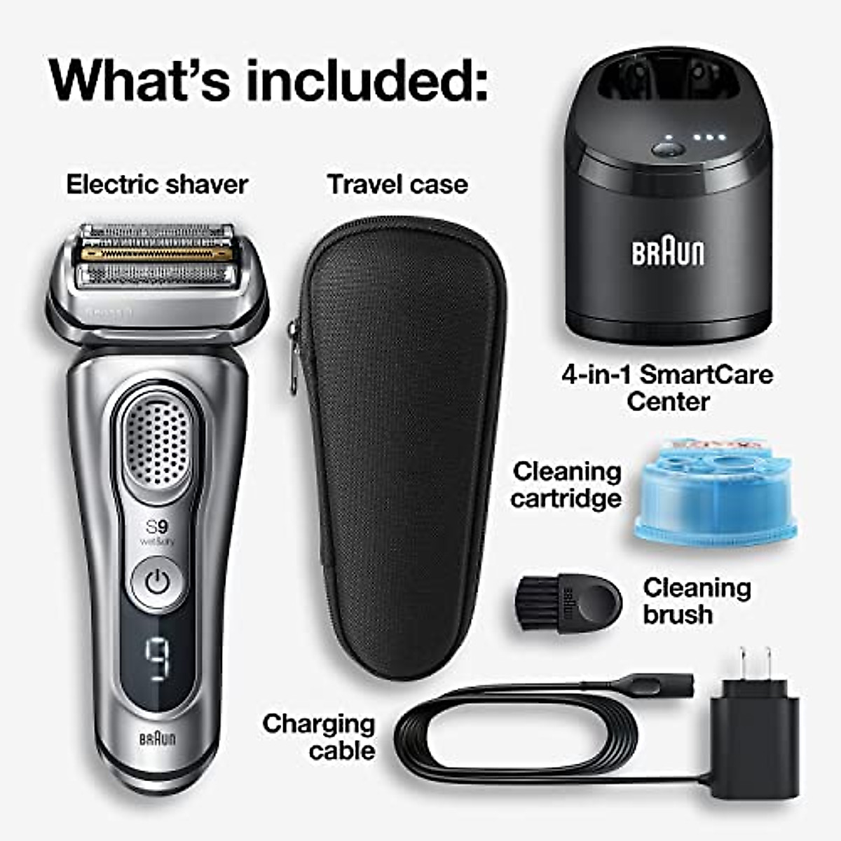 BRAUN Series 9 9295cc Wet & Dry Men's Electric Shaver