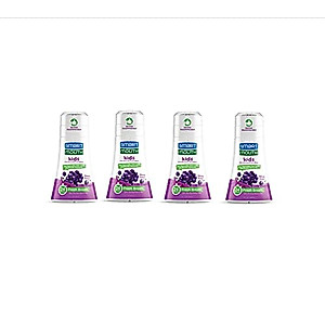SmartMouth Kids Grape Burst Zinc Activated Oral Rinse - Children's Mouthwash - 10 Fl Oz, 4 Pack, Grape