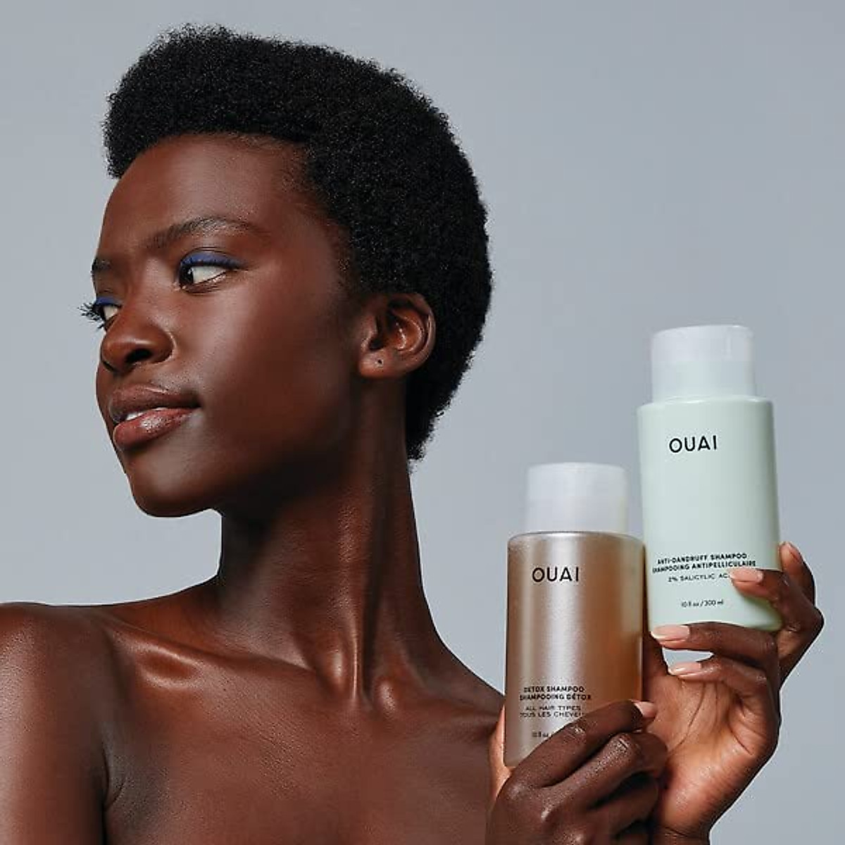 OUAI Anti-Dandruff Shampoo with Salicylic Acid. Gentle Hair Cleanser for Flaky and Dry Scalp. Reduce Itching, Redness, and Irritation (10 Fl Oz / 300ml)